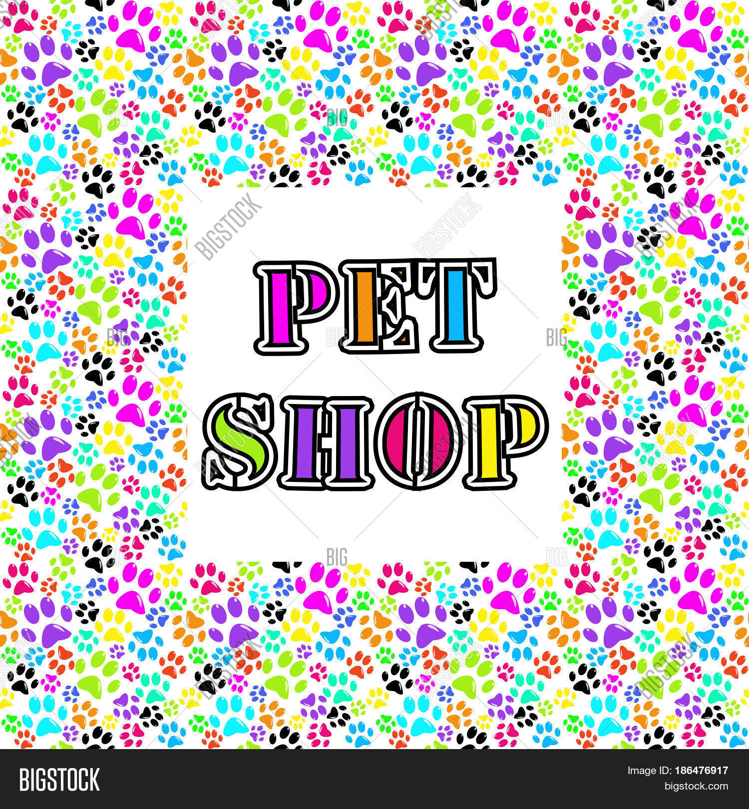 Pet Shop Background Vector & Photo (Free Trial) | Bigstock