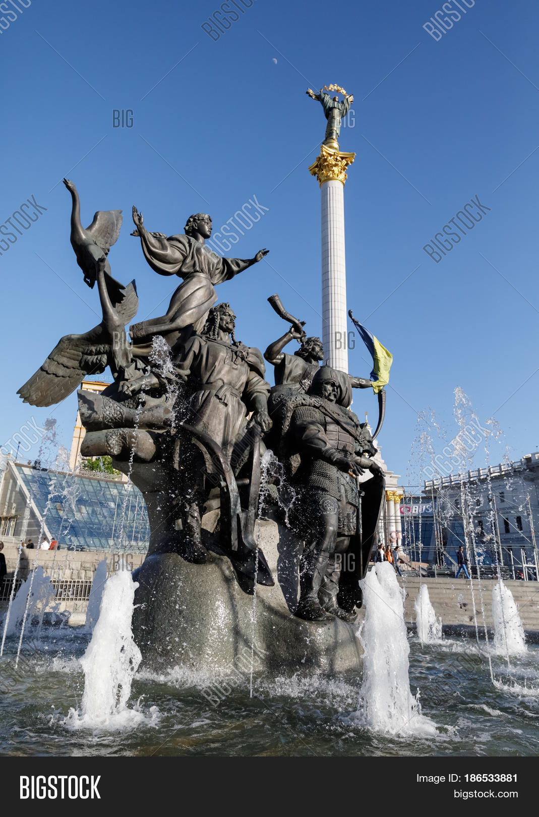 Statue Founders Kiev Image & Photo (Free Trial) | Bigstock