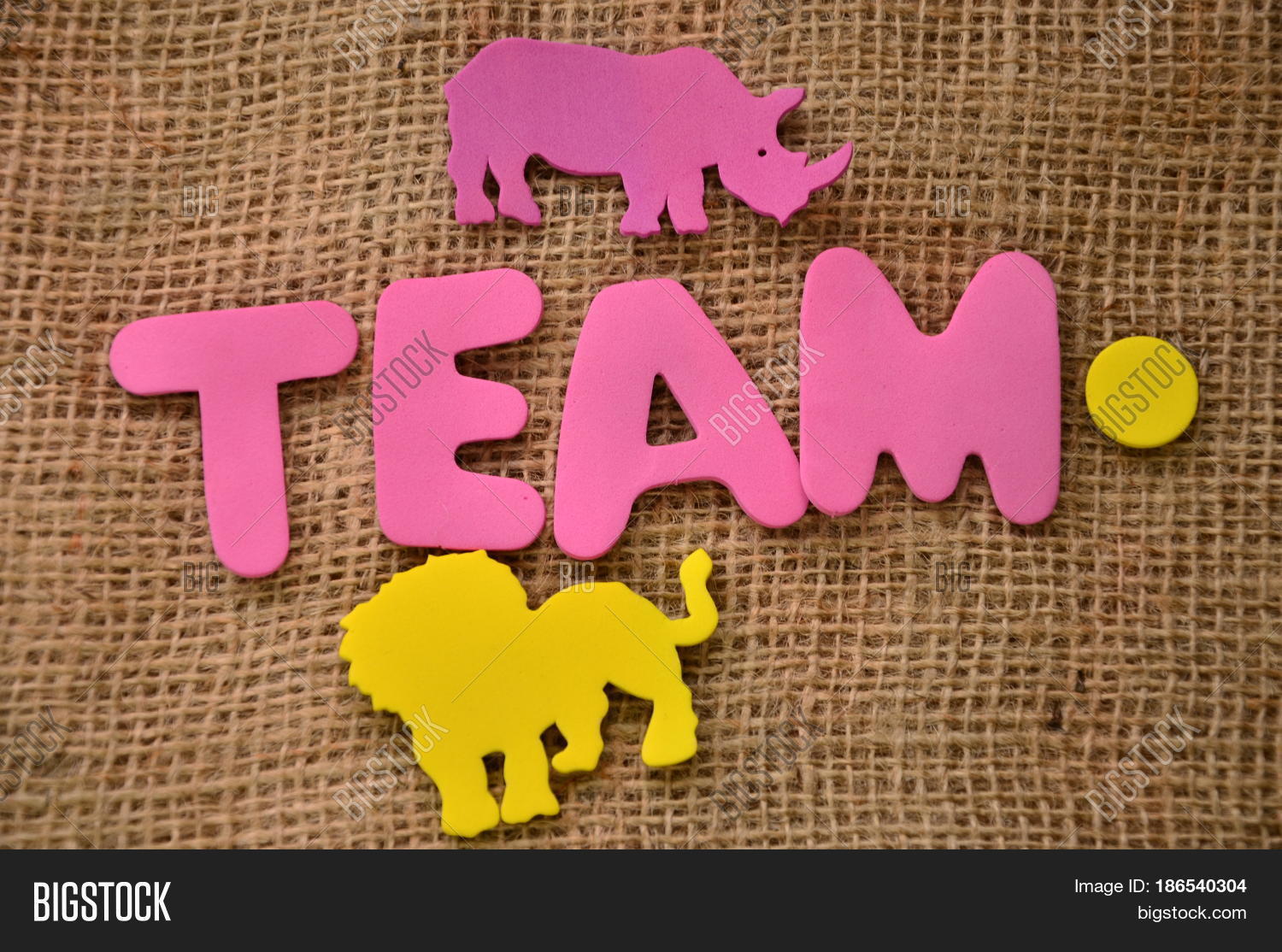 Word Team On Abstract Image & Photo (Free Trial) | Bigstock