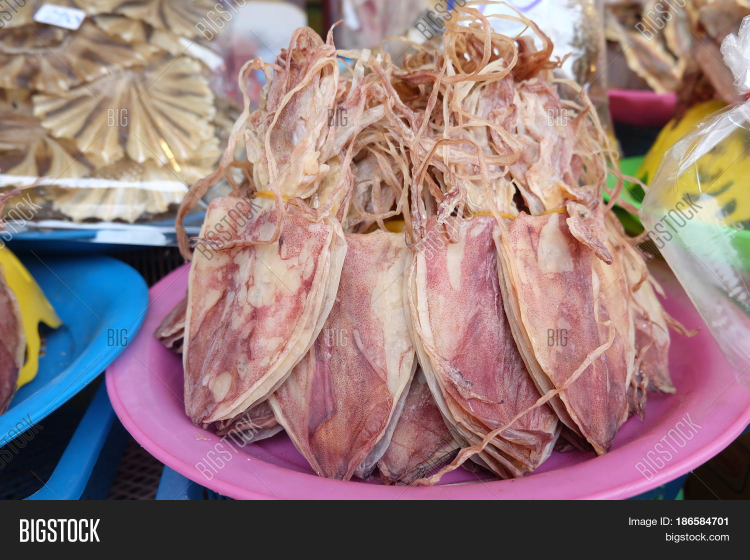 Dried Squid Seafood Image & Photo (Free Trial) | Bigstock