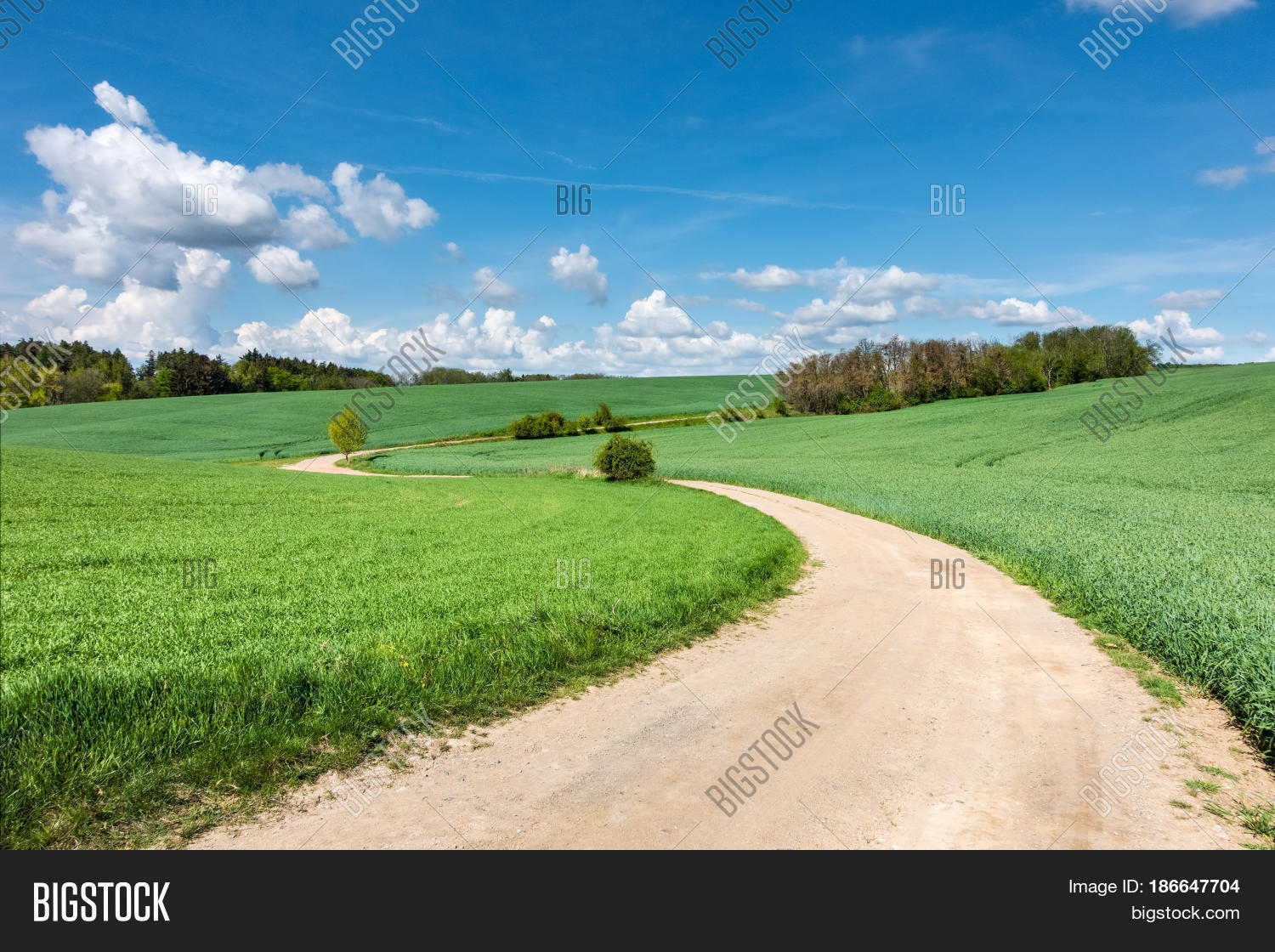 Spring Landscape Dirt Image & Photo (Free Trial) | Bigstock