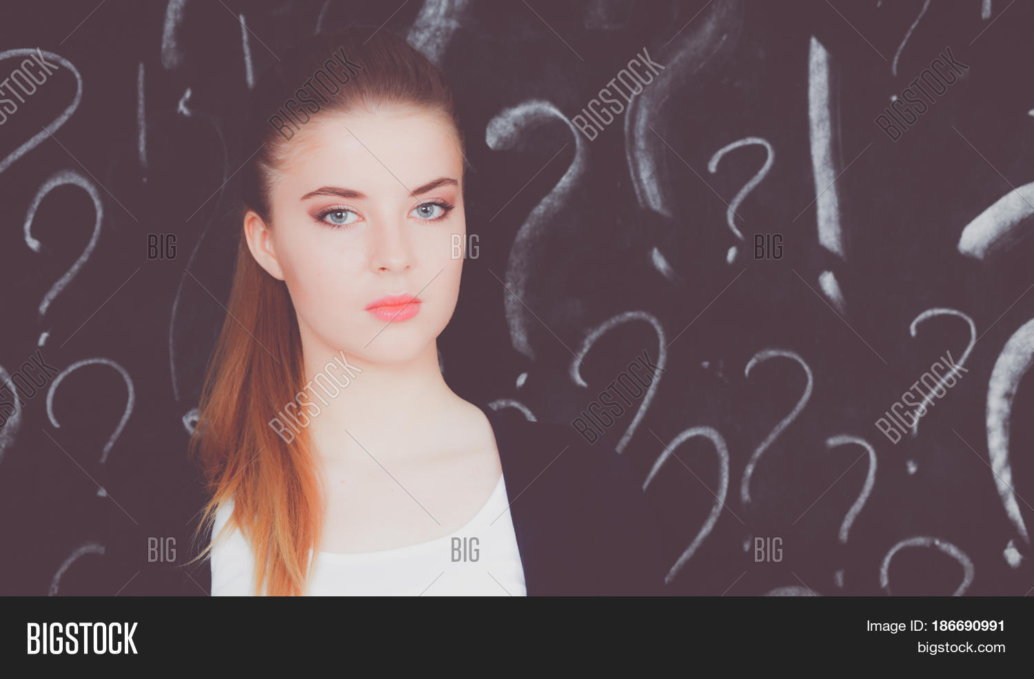 Young Girl Question Image & Photo (Free Trial) | Bigstock