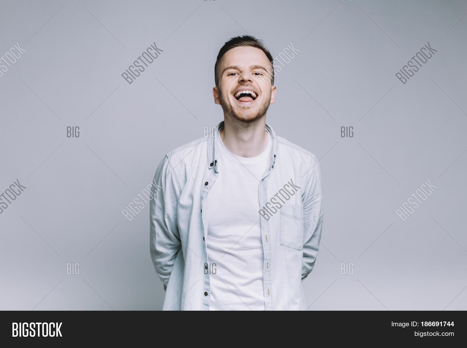 Standing Smiling Young Image & Photo (Free Trial) | Bigstock
