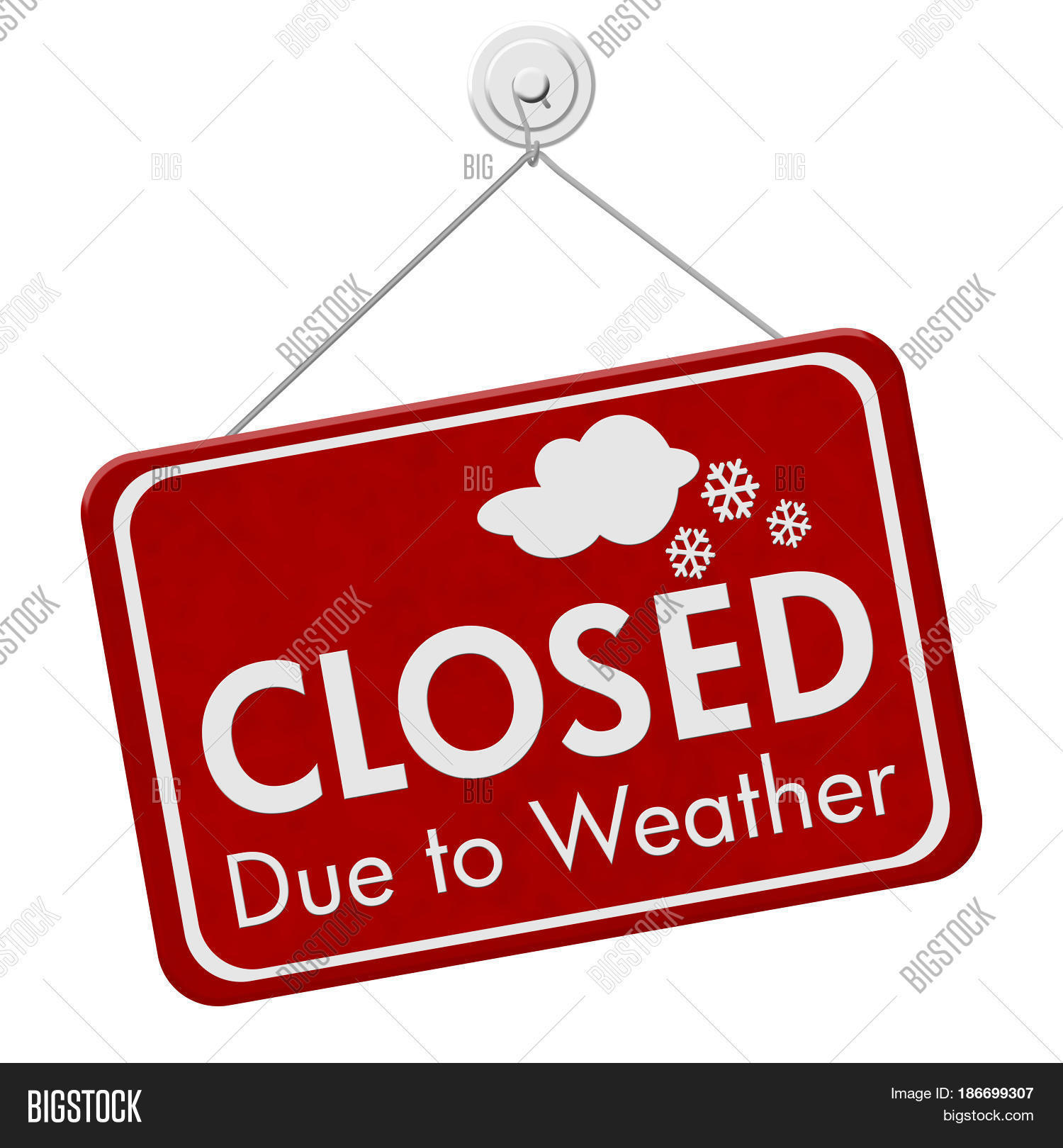 Closed Due Weather Image & Photo (Free Trial) | Bigstock