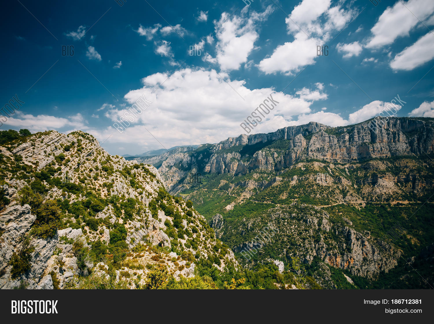 Aerial View Gorges Du Image & Photo (Free Trial) | Bigstock