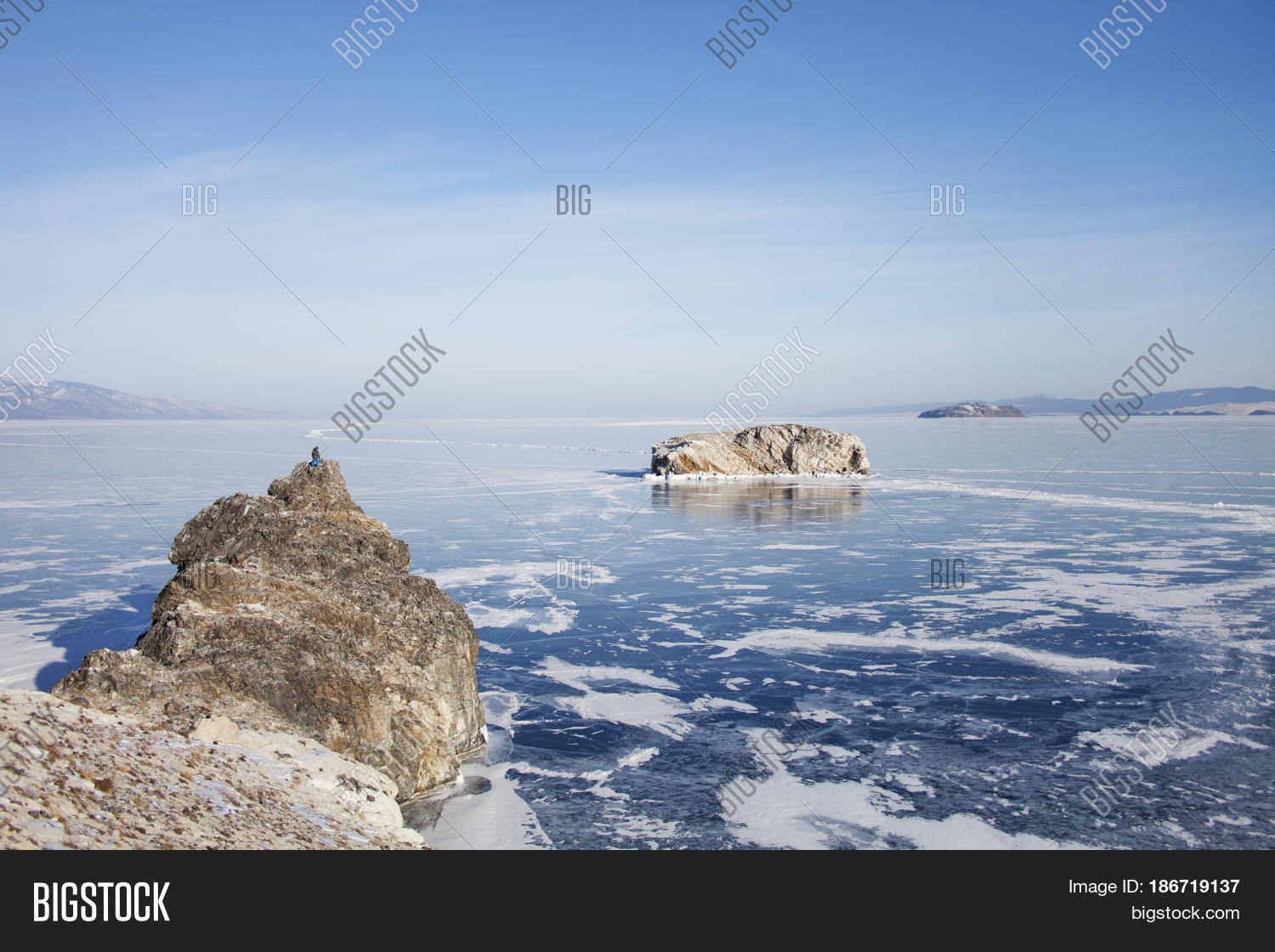 Oltrek Island. Lake Image & Photo (Free Trial) | Bigstock