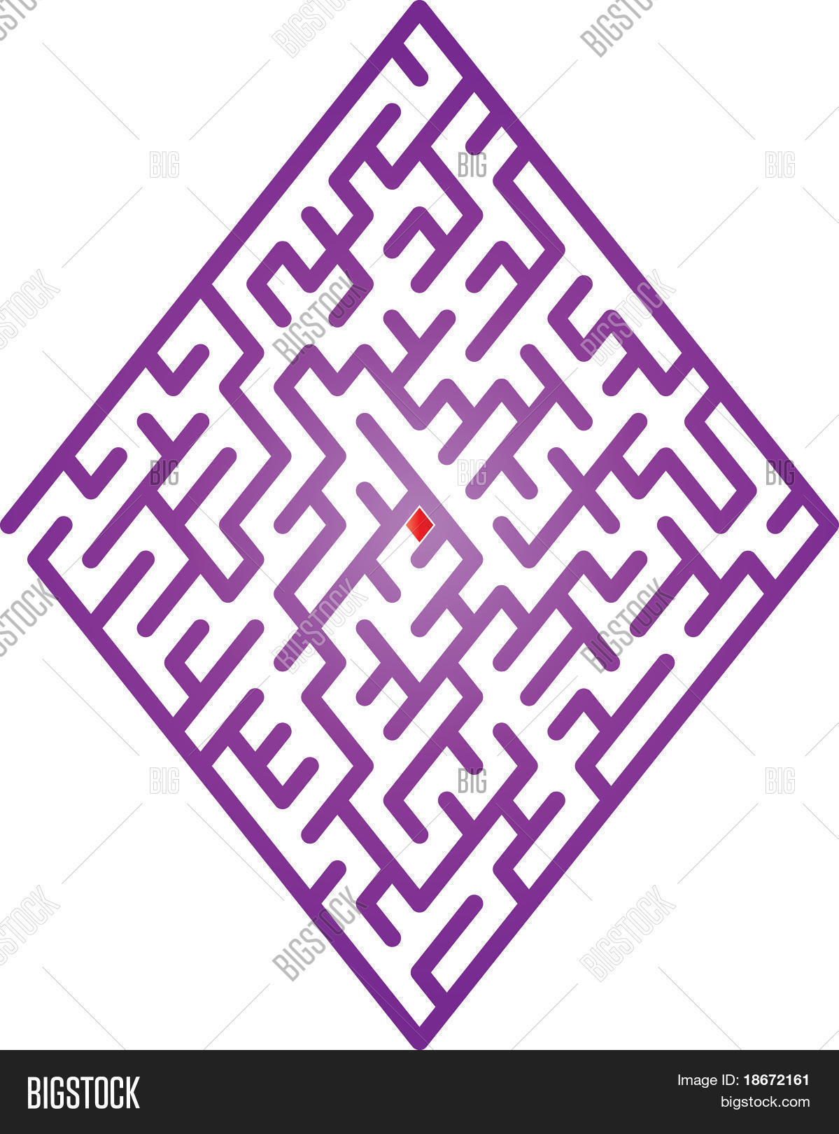 Color Maze. Vector Vector & Photo (Free Trial) | Bigstock