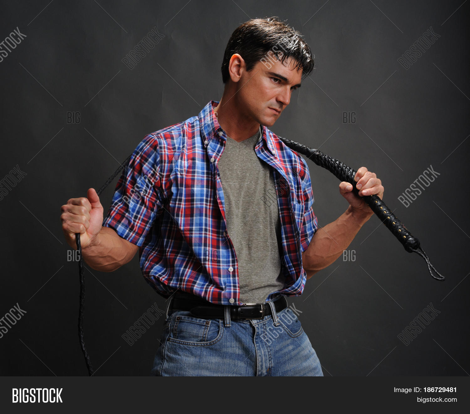 Hunk Man Holding On Image & Photo (Free Trial) | Bigstock