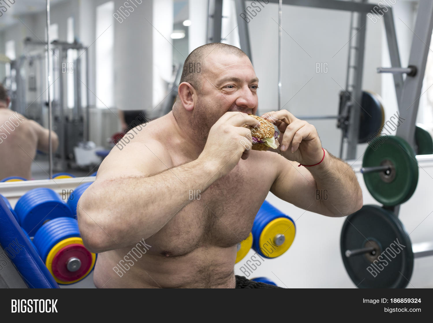 Big Fat Hungry Man Image & Photo (Free Trial) | Bigstock