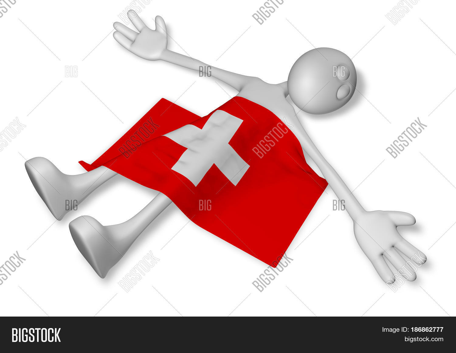Dead Cartoon Guy Flag Image & Photo (Free Trial) | Bigstock