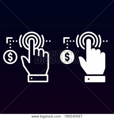 Pay Per Click Line Vector & Photo (Free Trial) | Bigstock