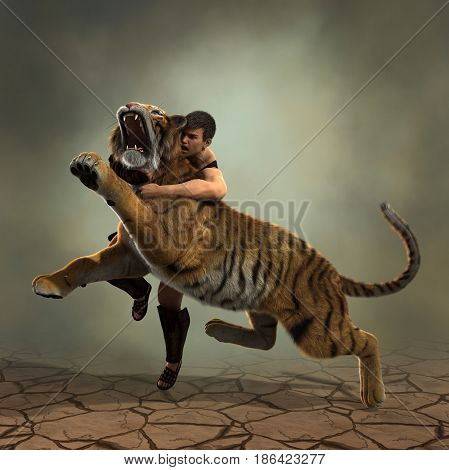 Gladiator Fighting Image & Photo (Free Trial) | Bigstock