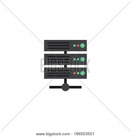 Flat Server Element. Vector & Photo (Free Trial) | Bigstock