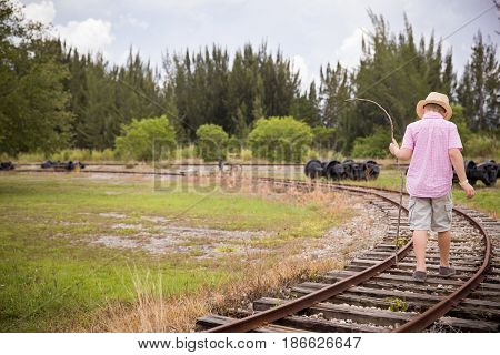 Cute Kid Boy Straw Hat Image & Photo (Free Trial) | Bigstock