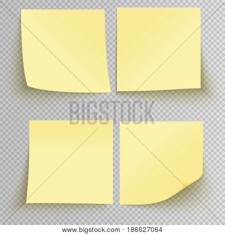 Set Office Yellow Vector & Photo (Free Trial) | Bigstock