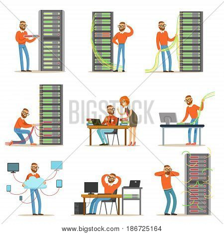 Data Centre Cartoon Images, Illustrations & Vectors (Free) - Bigstock