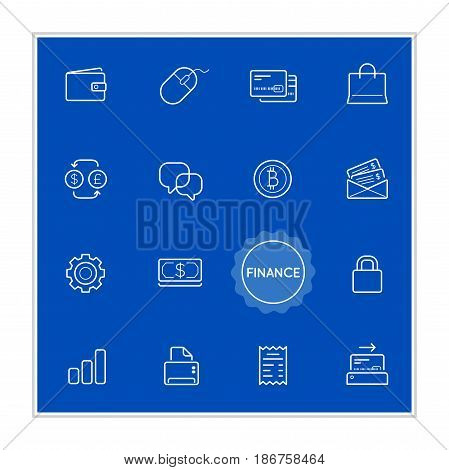 Set Finance Money Vector & Photo (Free Trial) | Bigstock