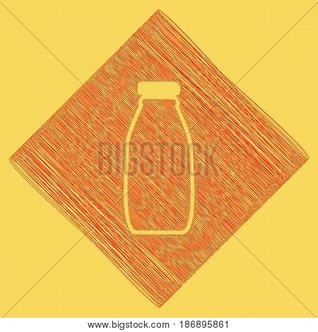 Milk Bottle Sign. Vector & Photo (Free Trial) | Bigstock