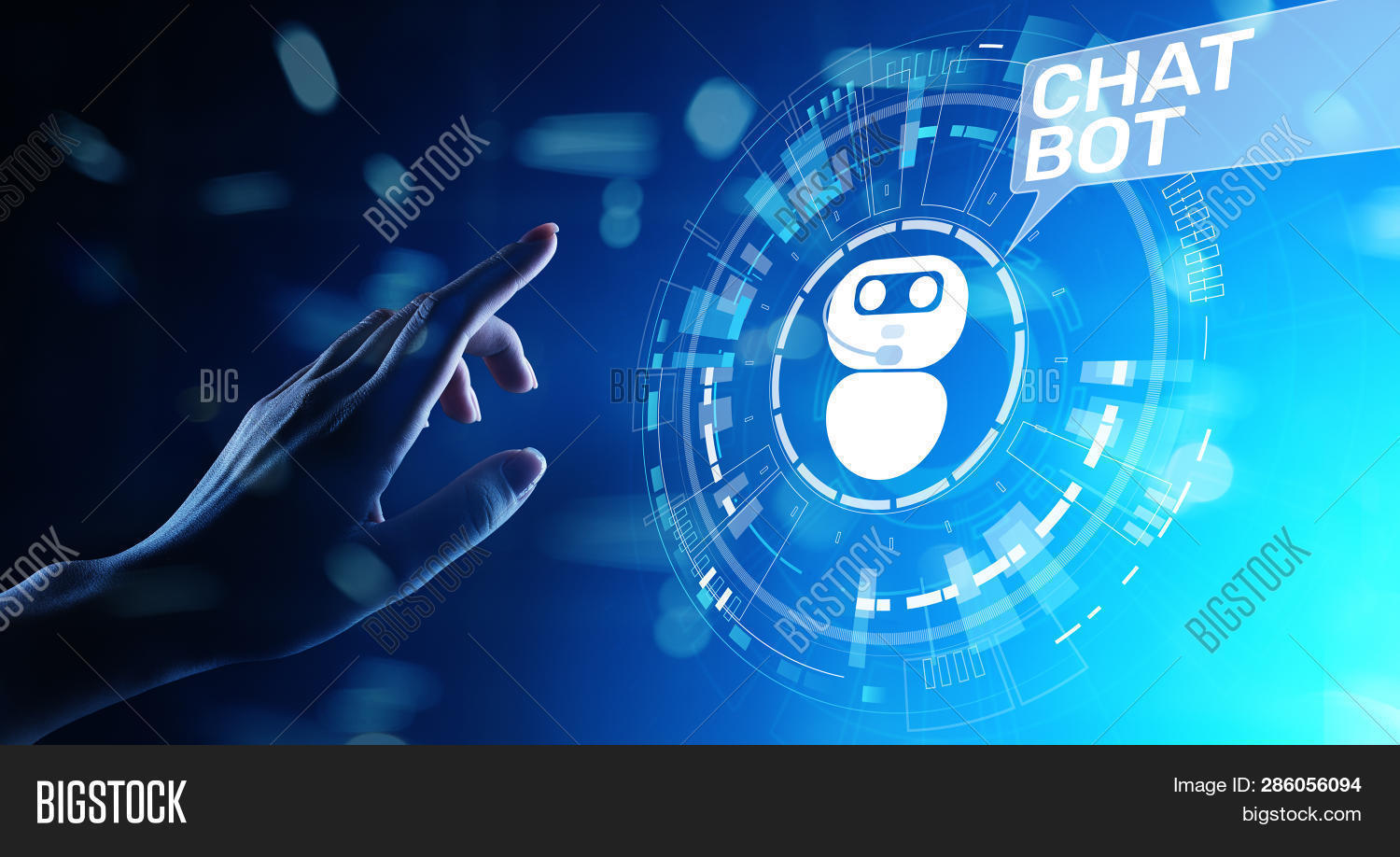 Chatbot Computer Image & Photo (Free Trial) | Bigstock