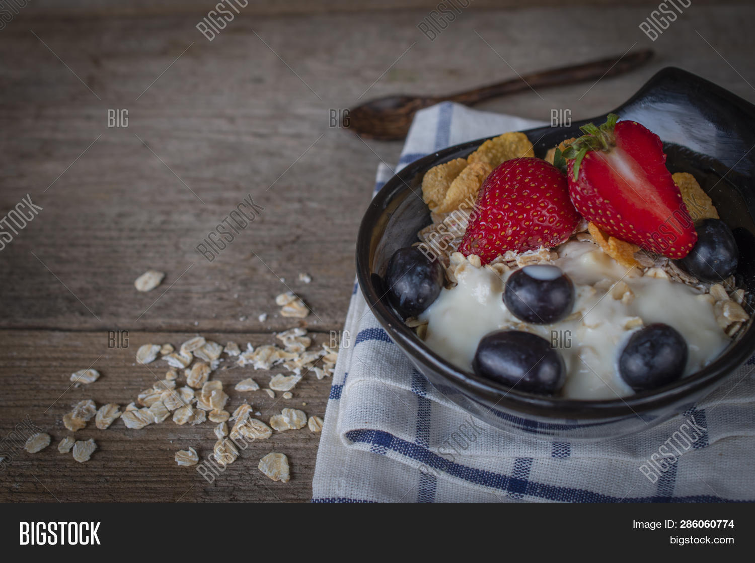 Yoghurt Mix Oatmeal, Image & Photo (Free Trial) | Bigstock