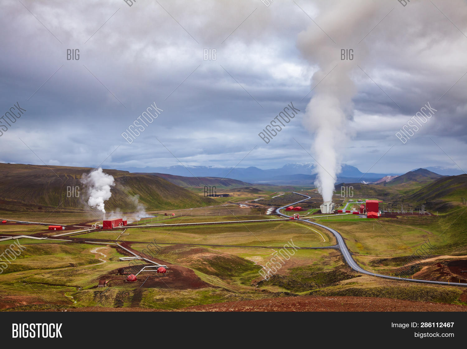 Aerial View Krafla Image & Photo (Free Trial) | Bigstock