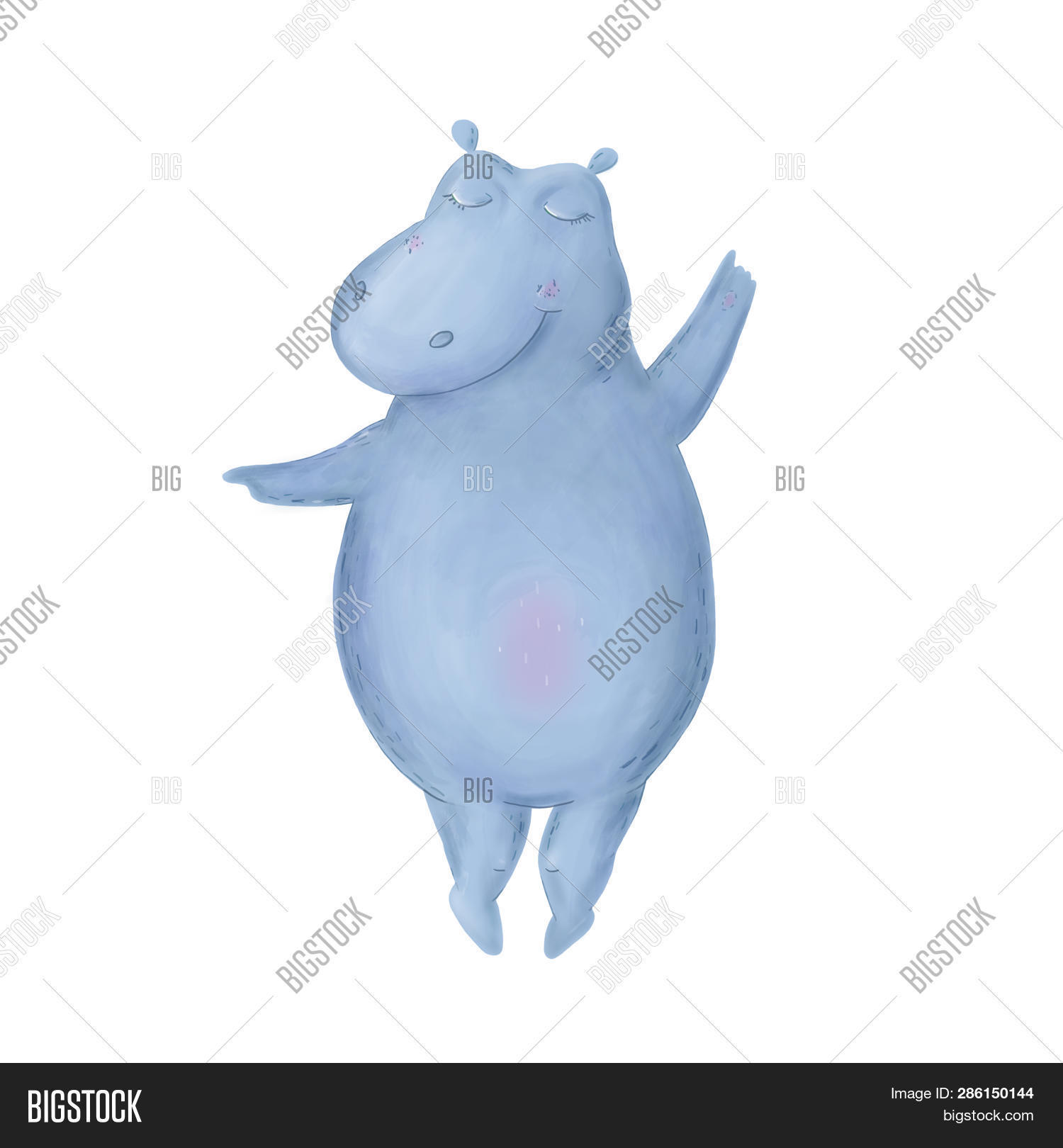 Funny Dancing Hippo Image & Photo (Free Trial) | Bigstock