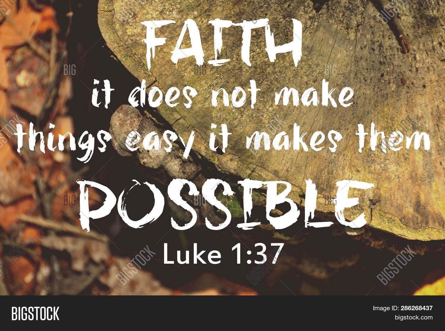 Faith Bible Verse Image & Photo (Free Trial) | Bigstock