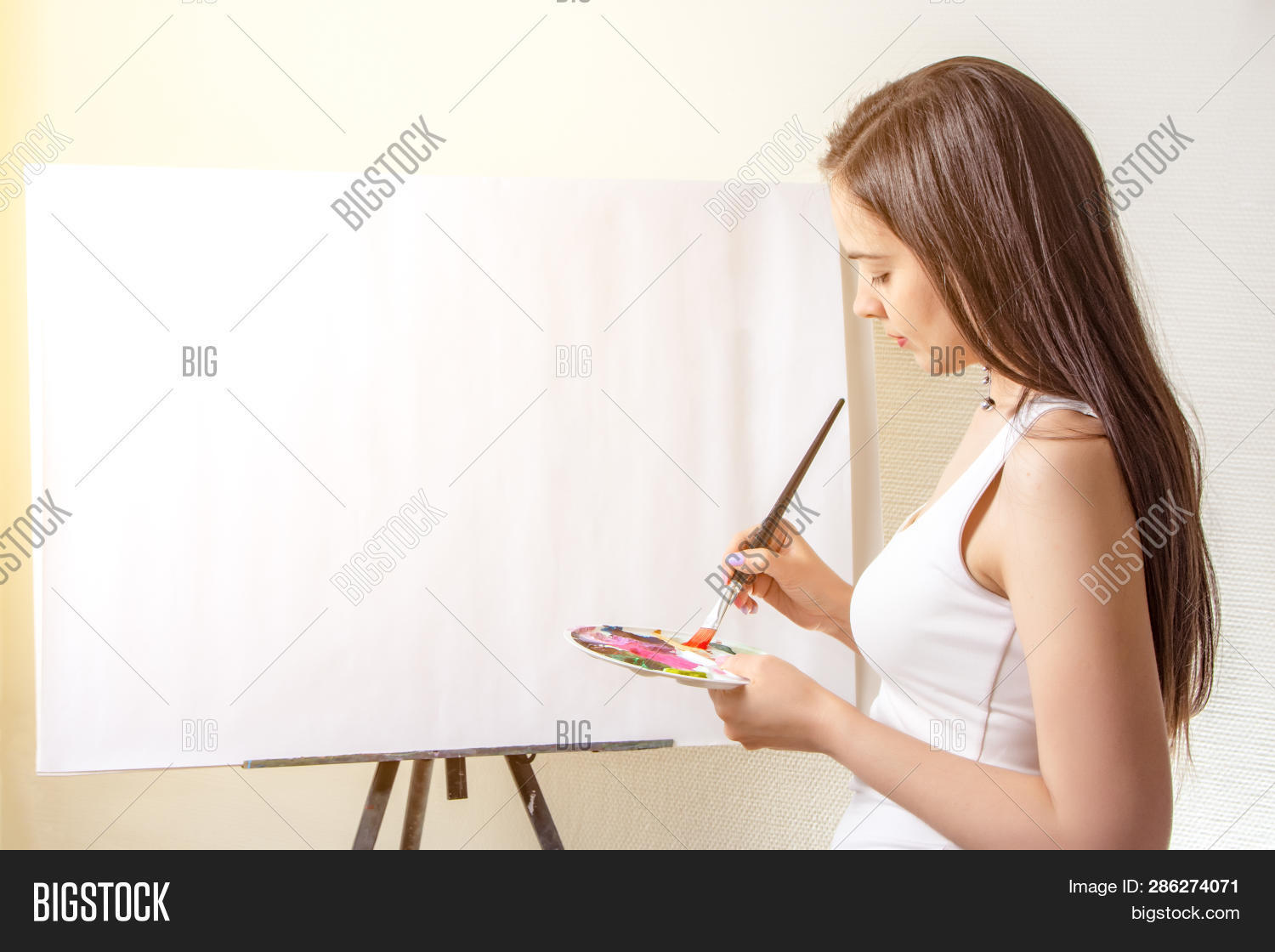 Artist Painter Posing Image & Photo (Free Trial) | Bigstock