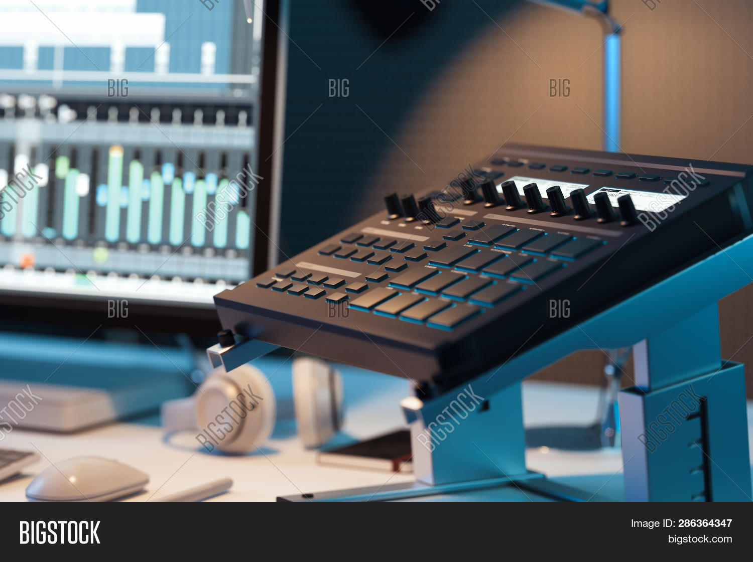 Studio Computer Music Image & Photo (Free Trial) | Bigstock