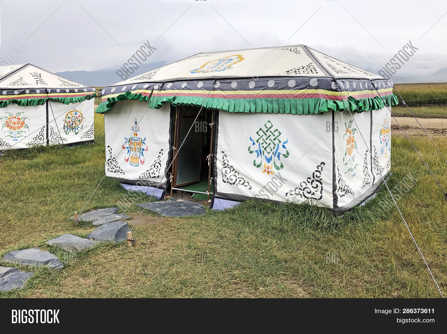 Square Yurt Tent. Image & Photo (Free Trial) | Bigstock