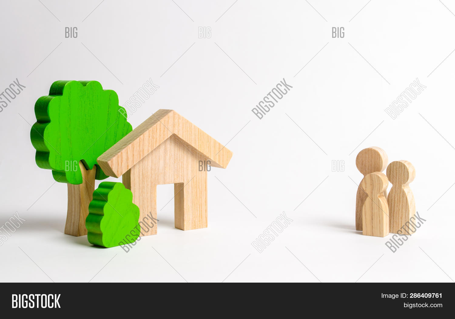 Figures Family House Image & Photo (Free Trial) | Bigstock