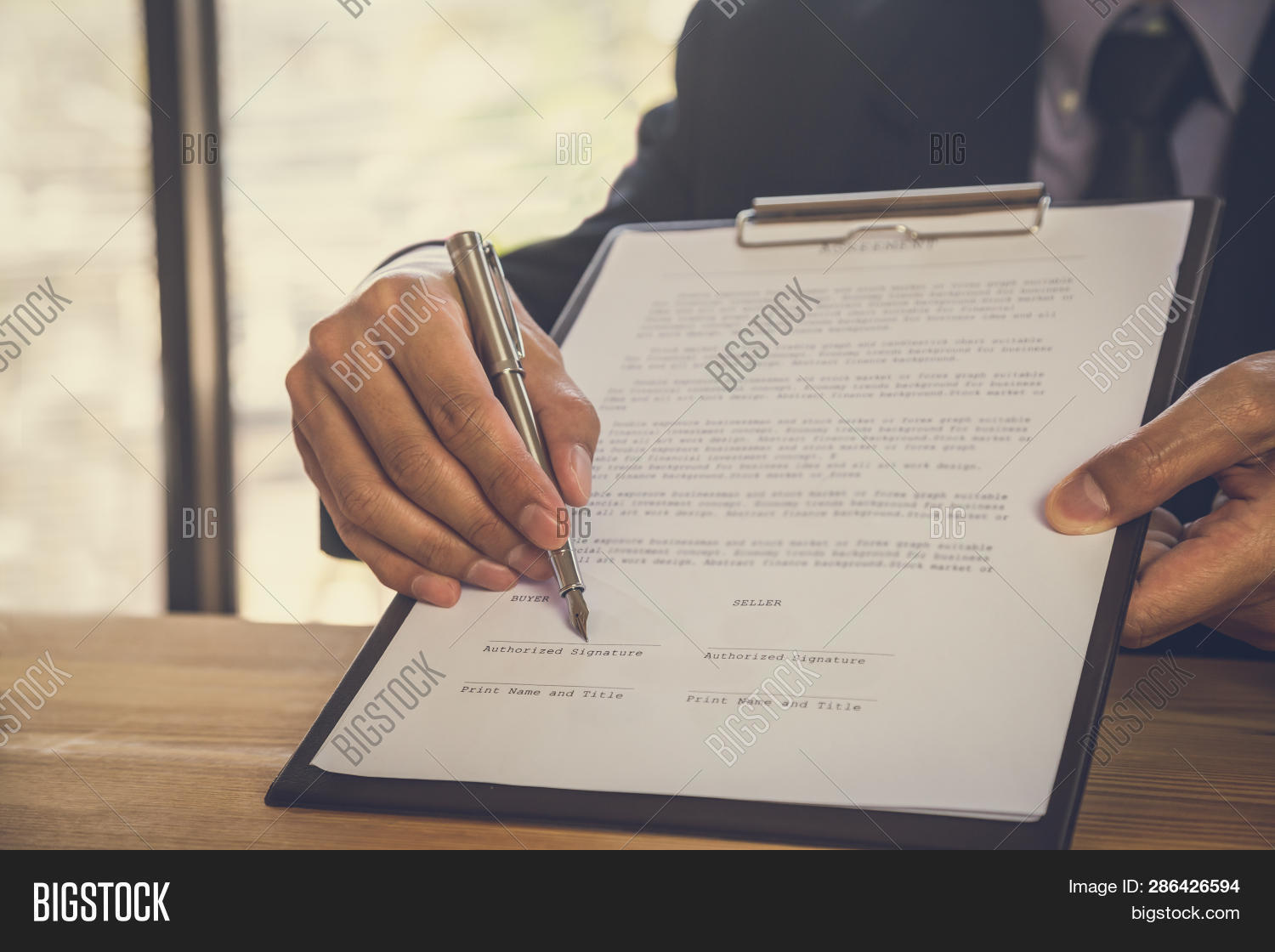 Business Man Signing Image & Photo (Free Trial) | Bigstock