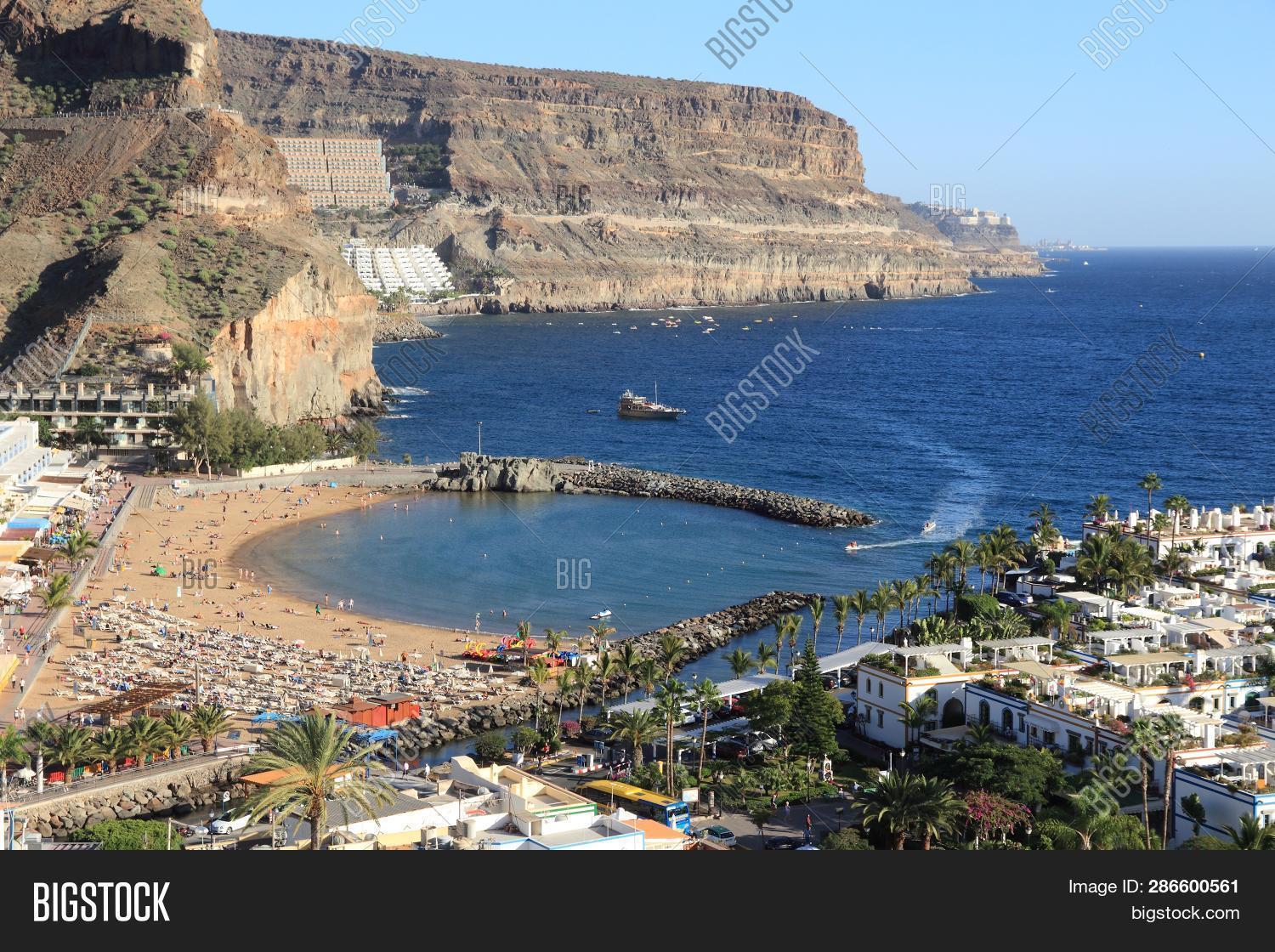 Mogan Beach Puerto Image & Photo (Free Trial) | Bigstock