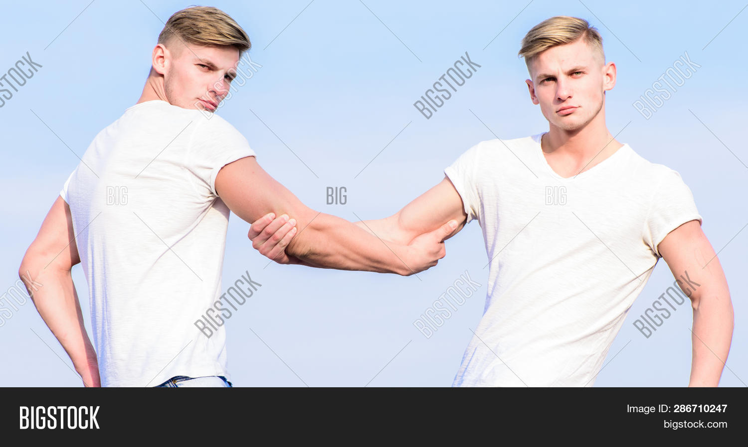 Men Muscular Twins Image & Photo (Free Trial) | Bigstock