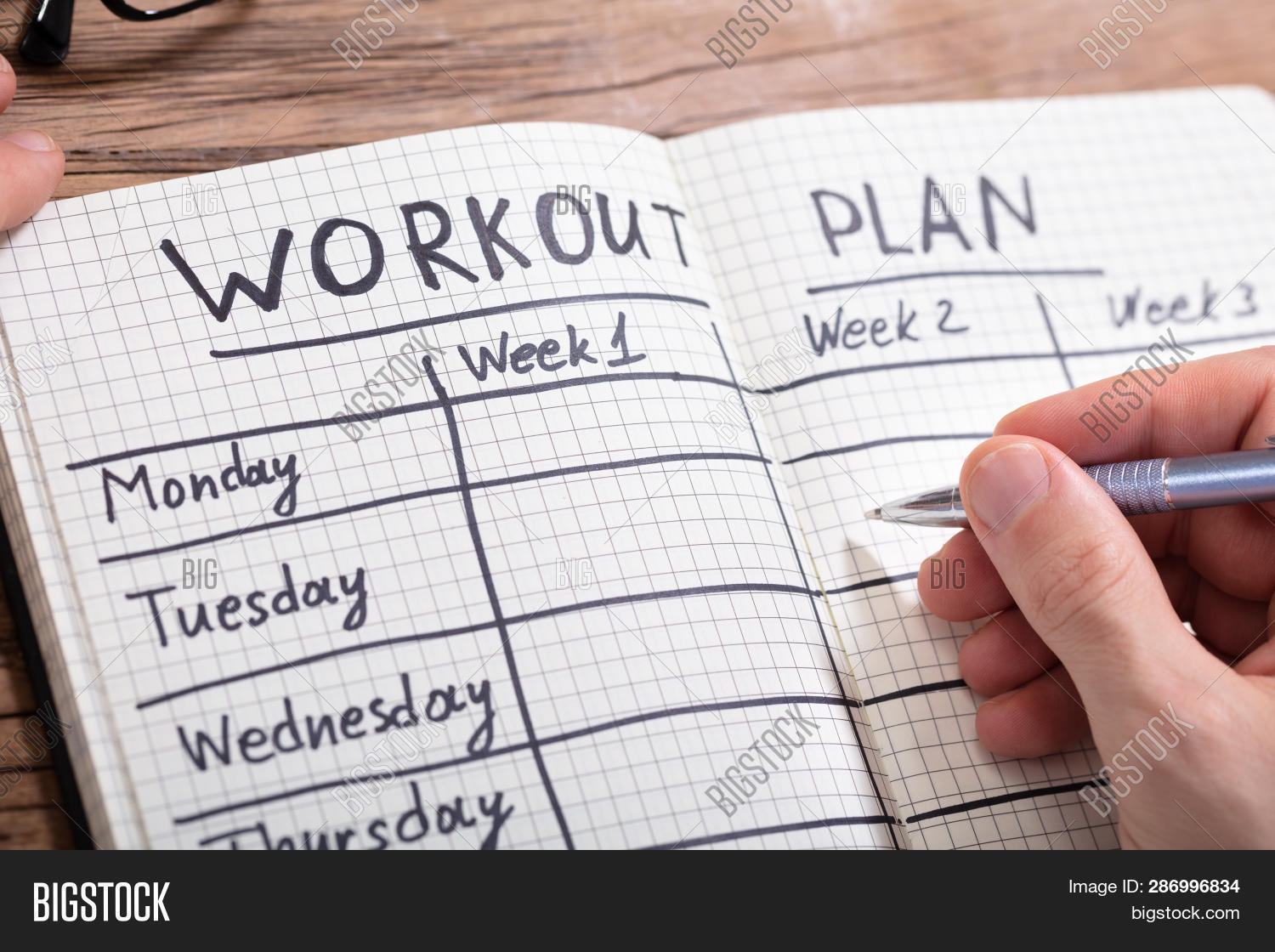 Person Writing Workout Image & Photo (Free Trial) | Bigstock