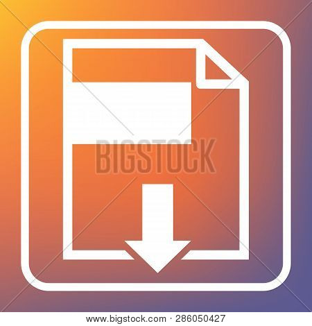 File Download Sign. Vector & Photo (Free Trial) | Bigstock