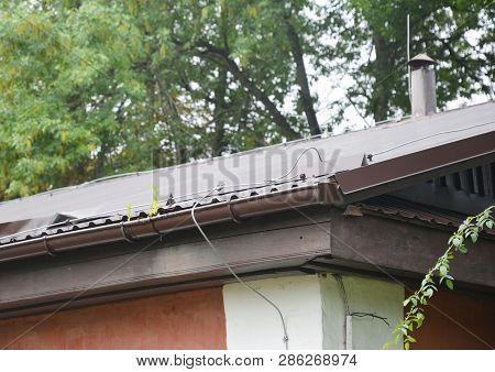 Lightning Rod On House Image & Photo (Free Trial) | Bigstock