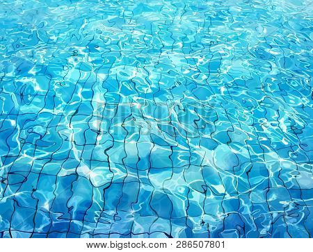 Swimming Pool Bottom Vector & Photo (Free Trial) | Bigstock