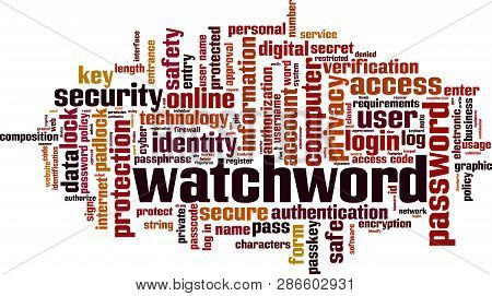 Watchword Word Cloud Vector & Photo (Free Trial) | Bigstock