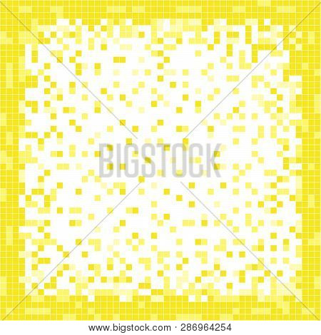 Yellow Abstract Pixel Vector & Photo (Free Trial) | Bigstock
