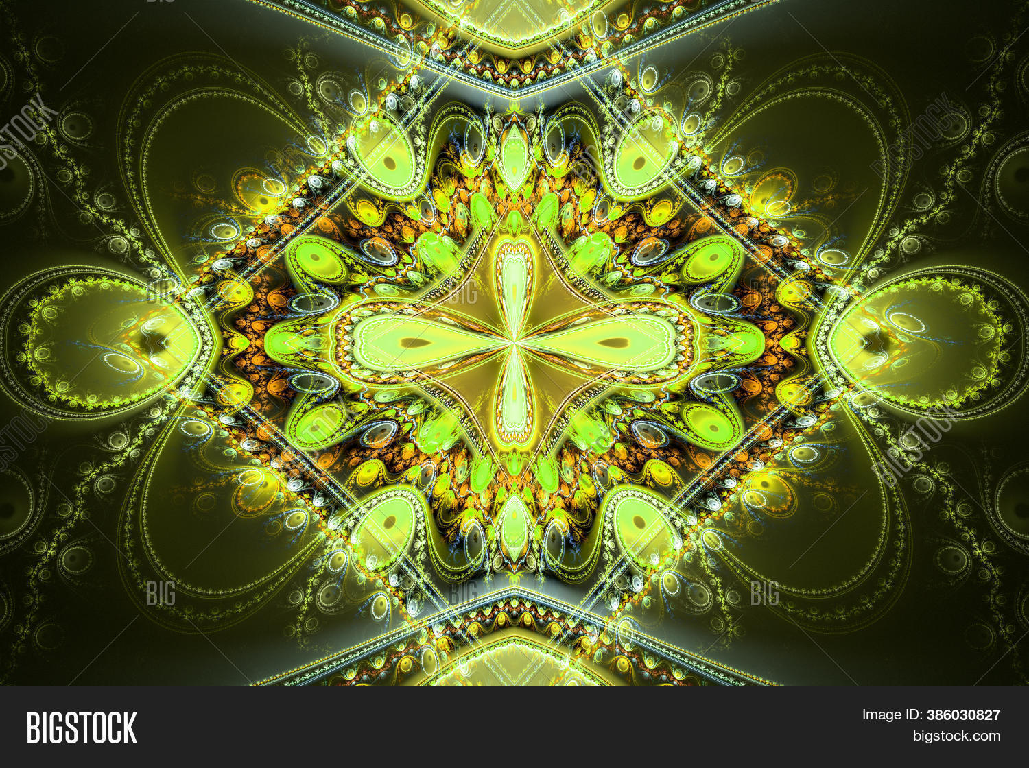 Green Fractal Image & Photo (Free Trial) | Bigstock