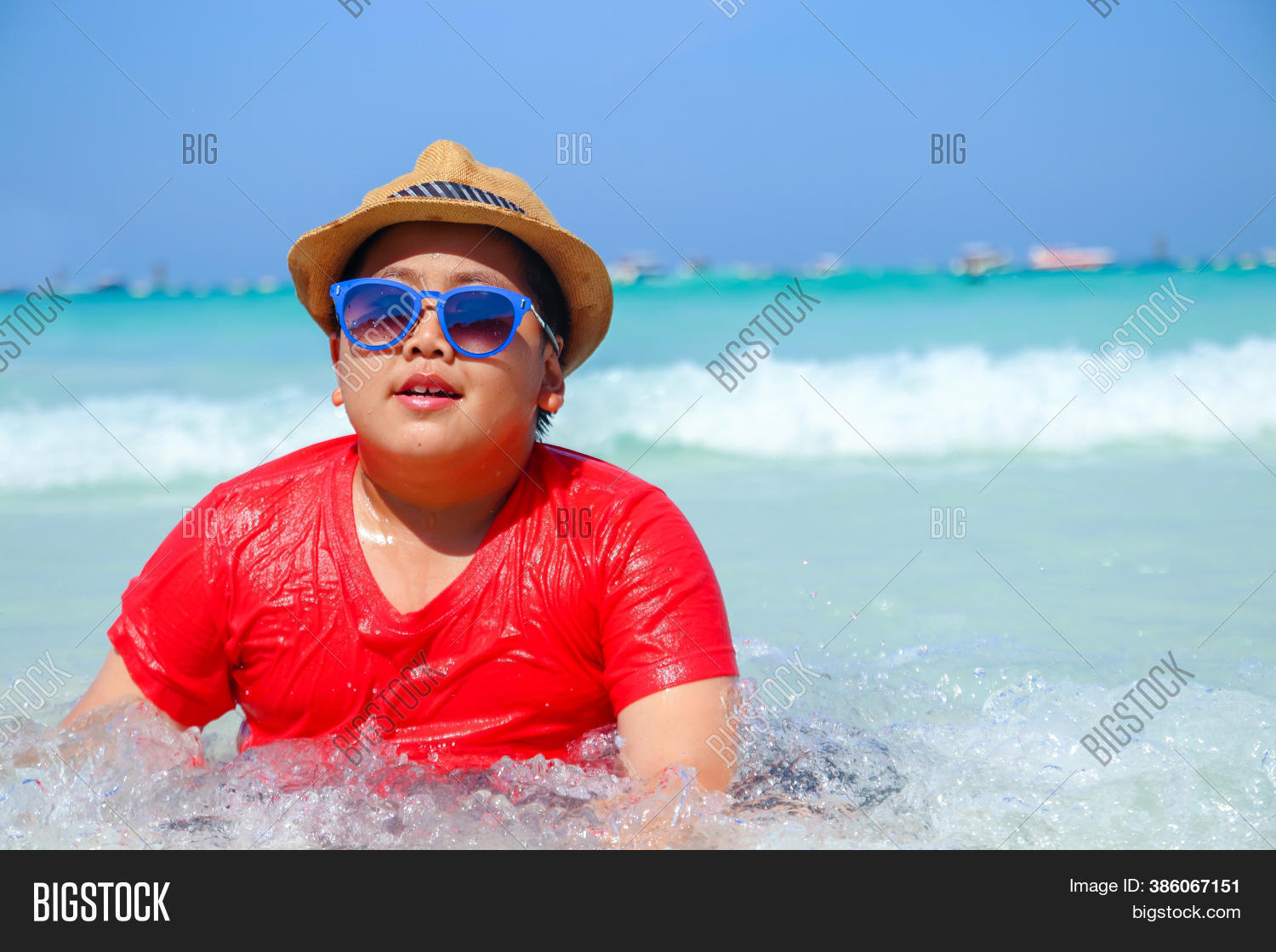 Fat Boy Playing Clear Image & Photo (Free Trial) | Bigstock