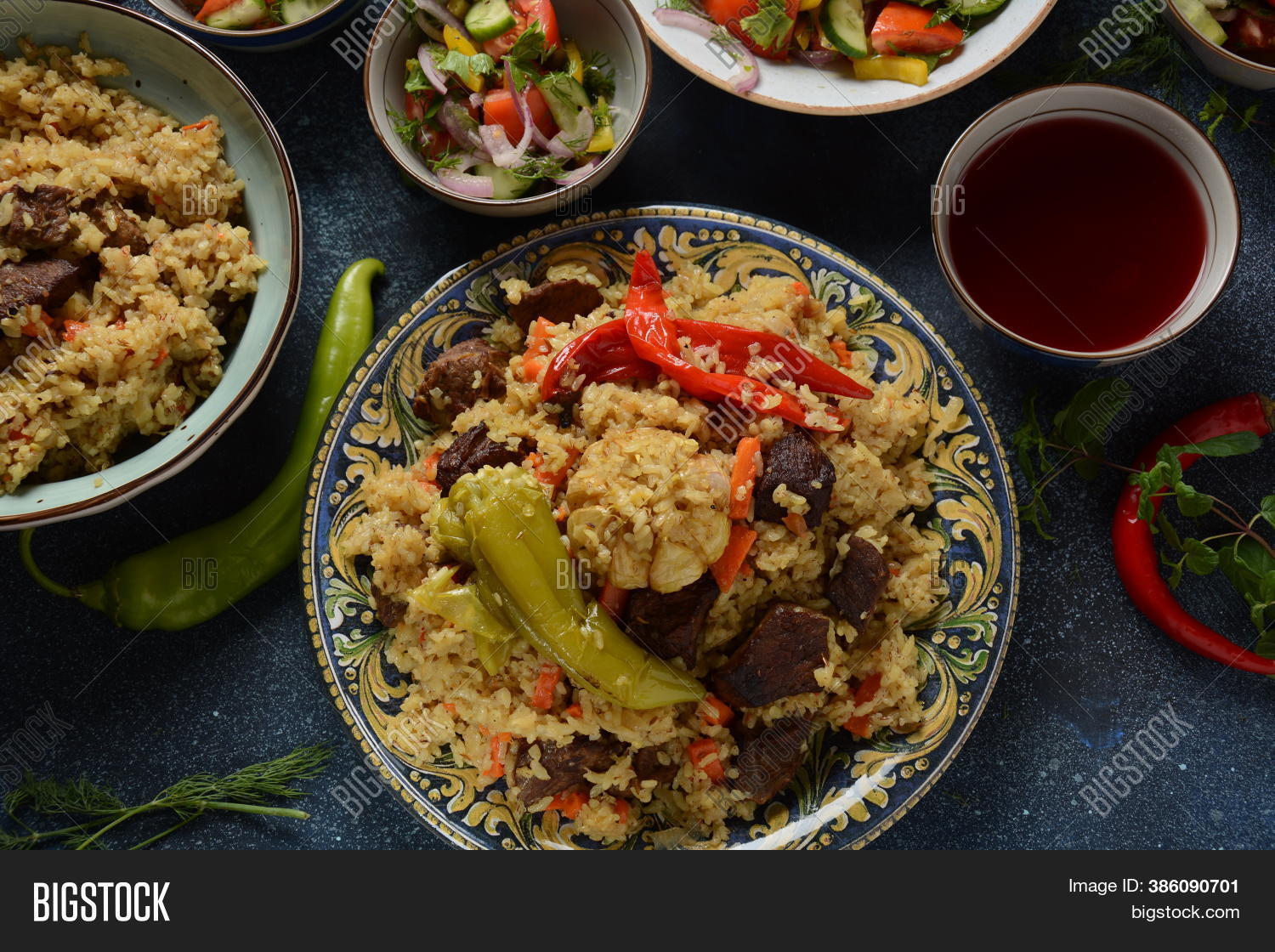 Uzbek Cuisine (food) Image & Photo (Free Trial) | Bigstock