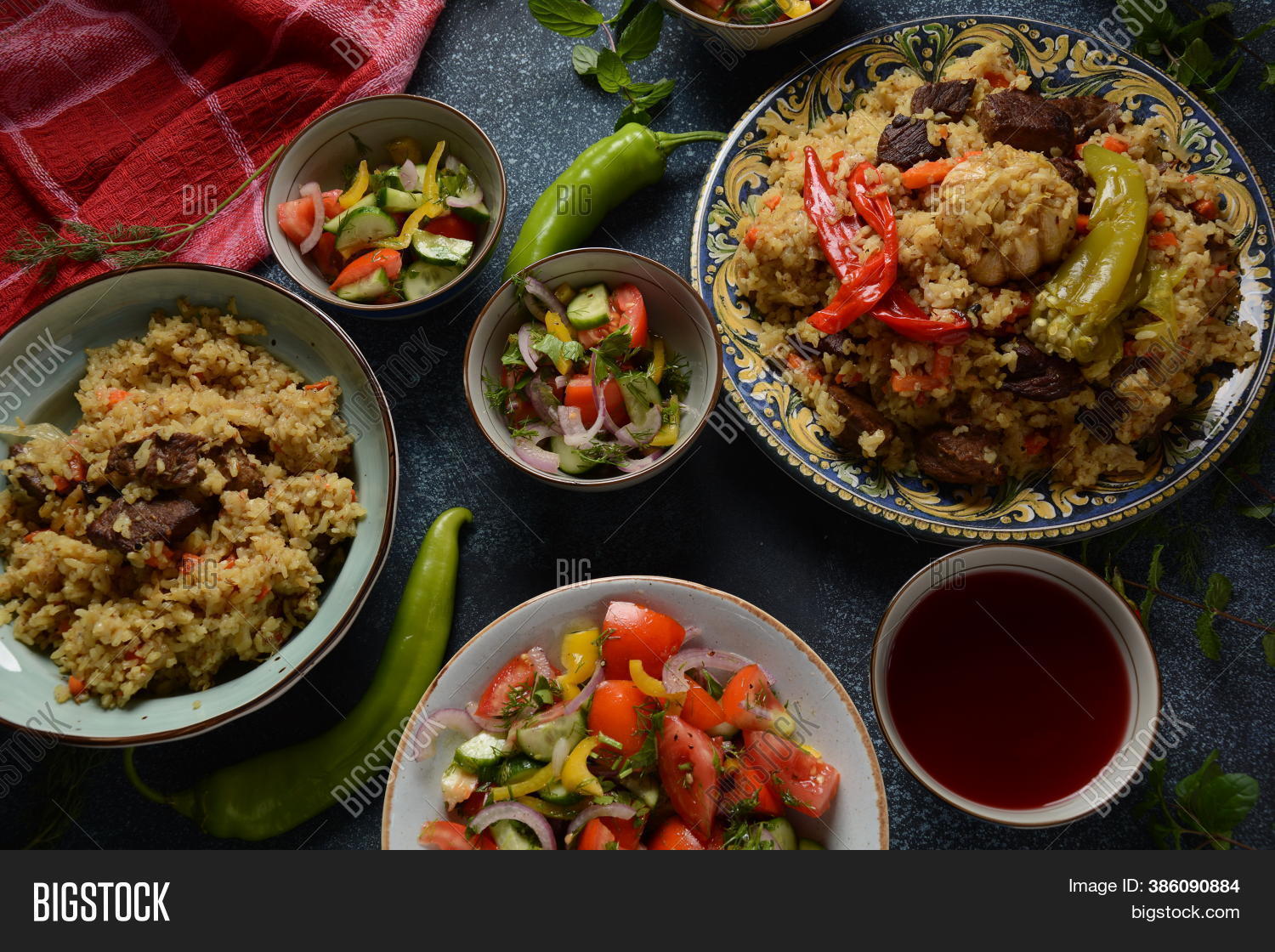Uzbek Cuisine (food) Image & Photo (Free Trial) | Bigstock