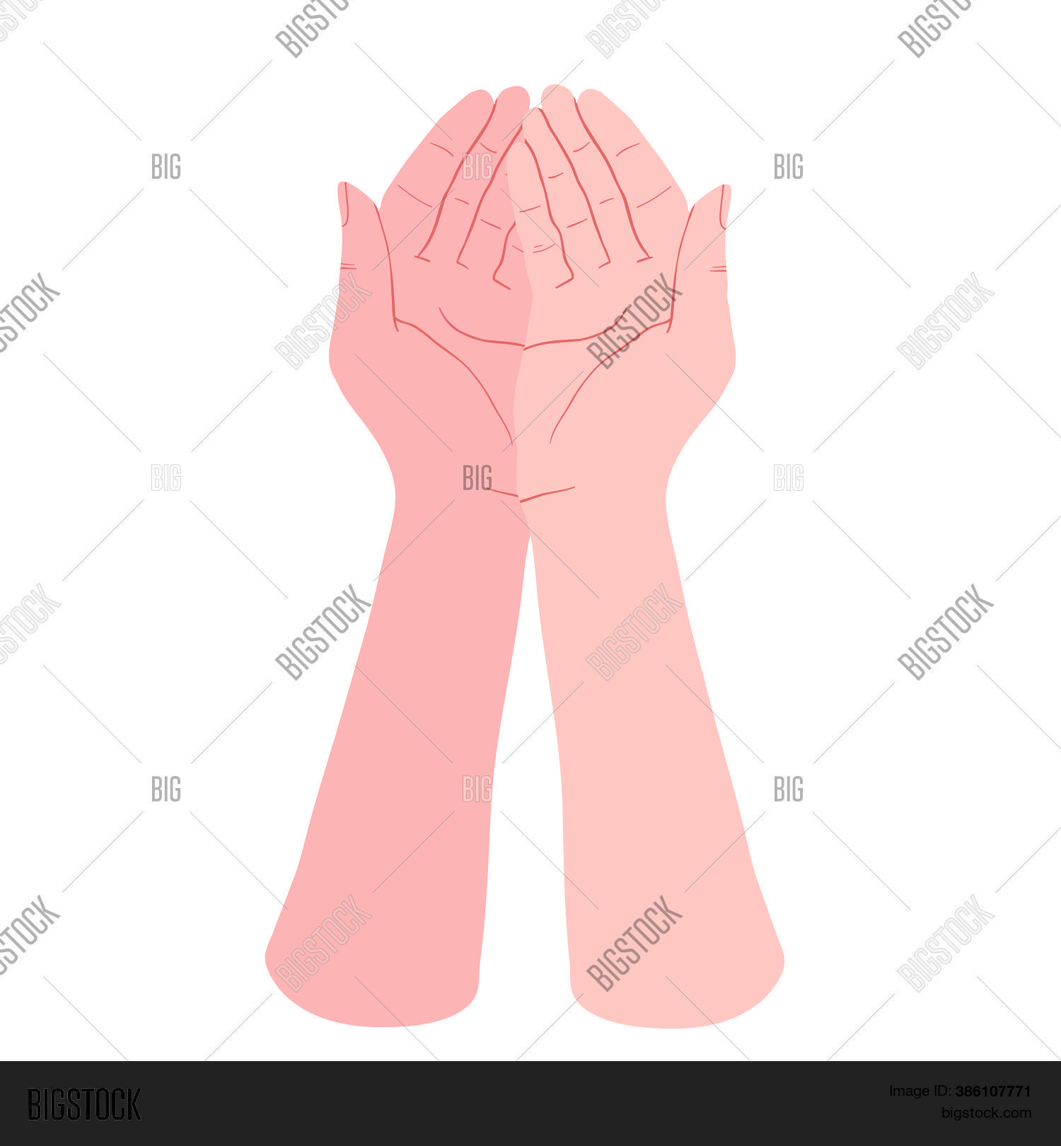 Hand Showing Five Vector & Photo (Free Trial) | Bigstock