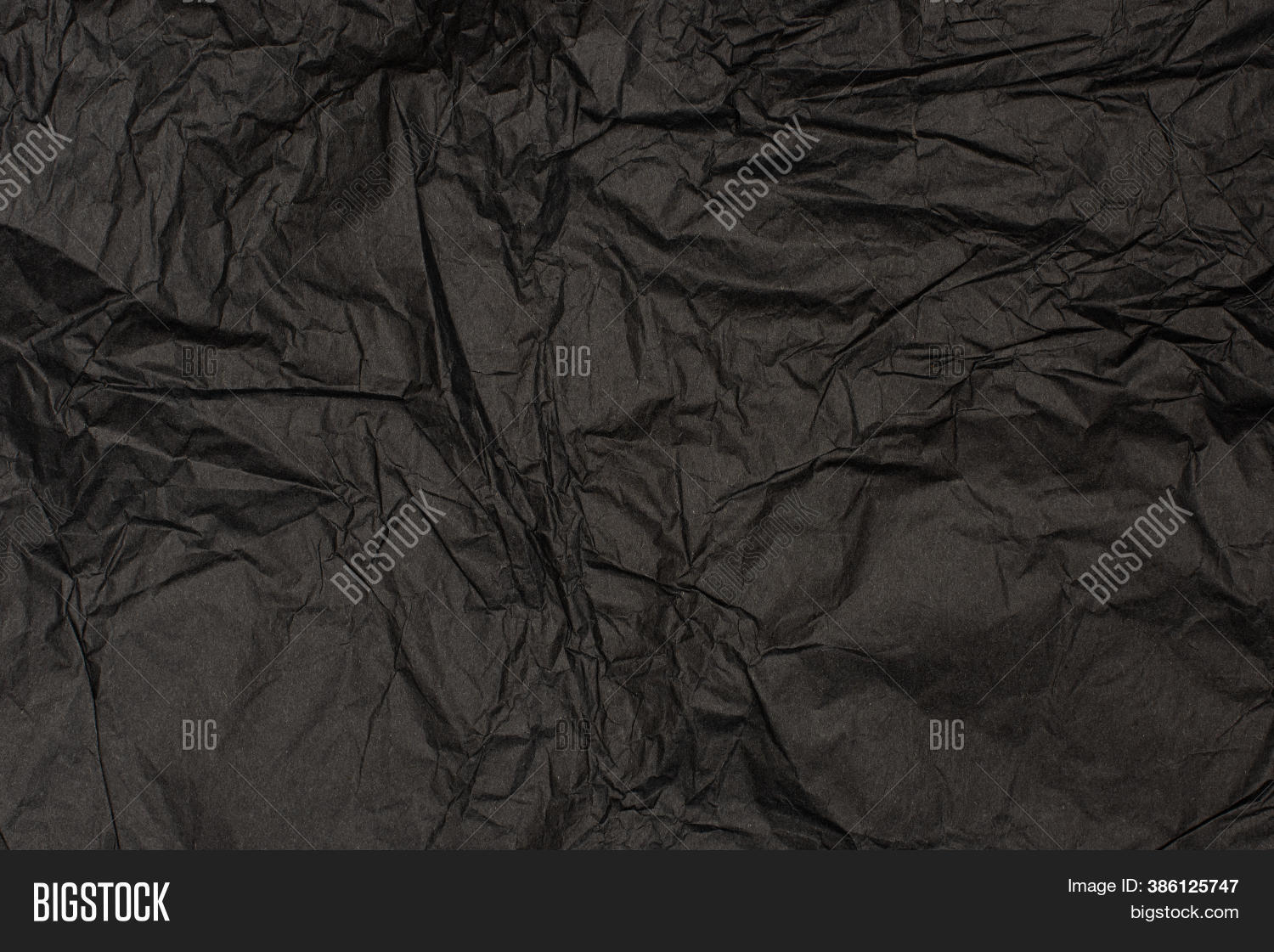 Black Crumpled Paper Image & Photo (Free Trial) | Bigstock