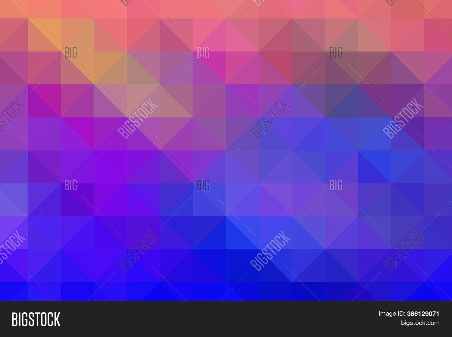 Triangular Pixelation Image & Photo (Free Trial) | Bigstock