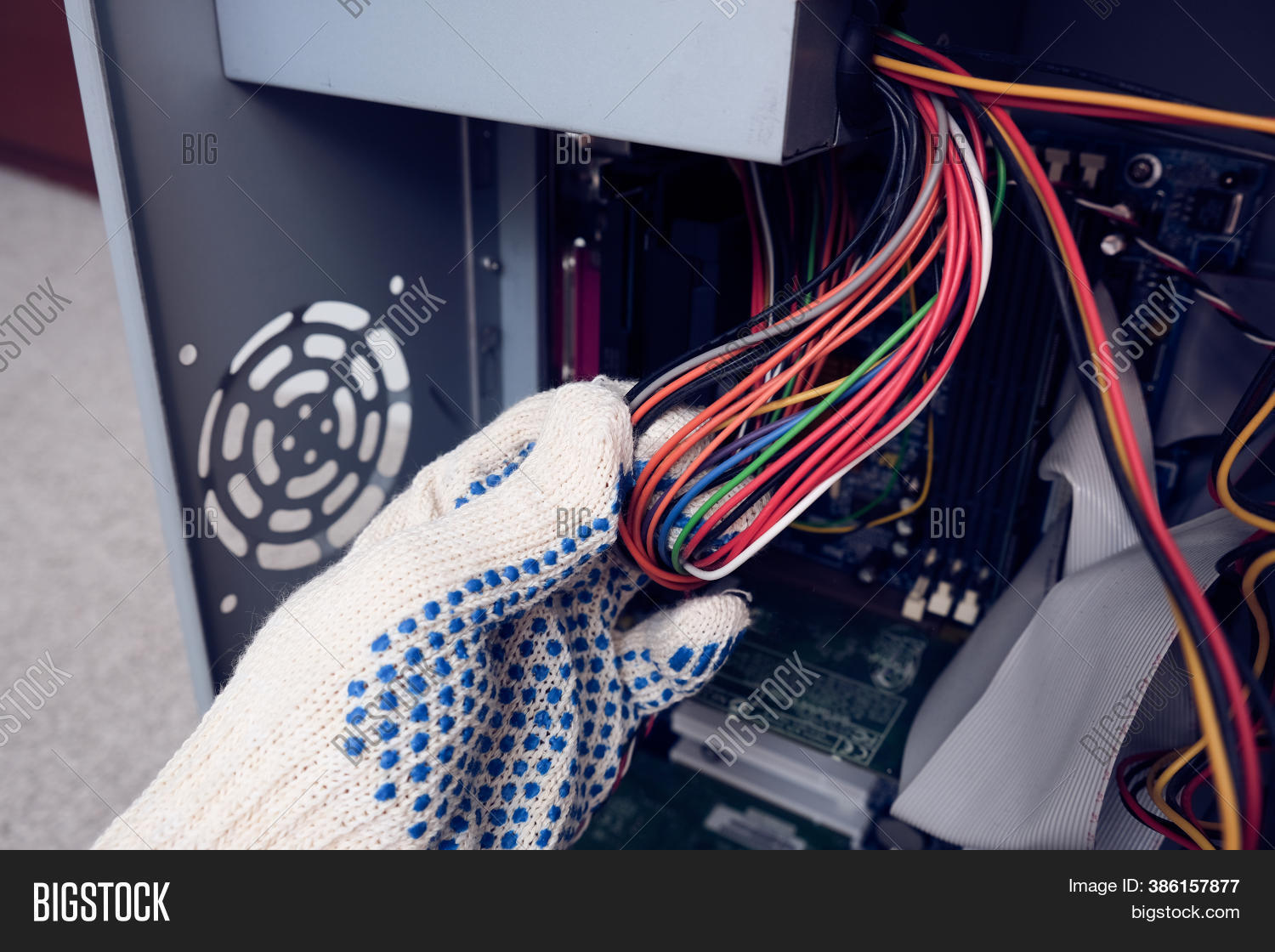 Repairer Holding Cable Image & Photo (Free Trial) | Bigstock