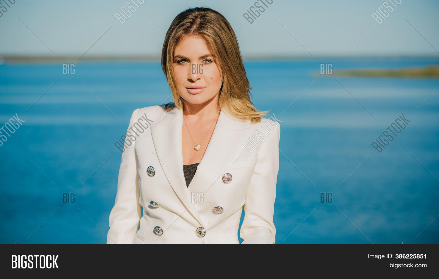 Woman White Jacket Image & Photo (Free Trial) | Bigstock