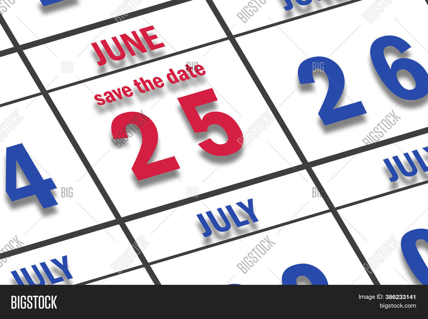 June 25th. Day 25 Image & Photo (Free Trial) | Bigstock